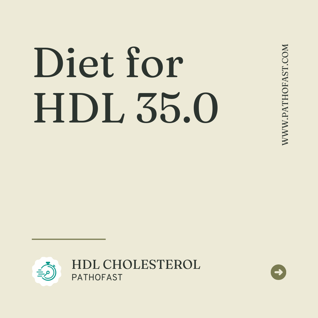 HDL:35 means : diet, symptoms, treatment and lab investigations