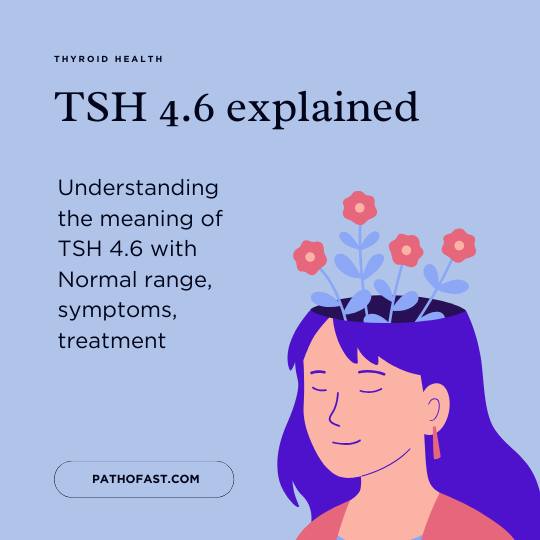 Understanding a TSH Level of 4.6: Symptoms, Normal Range, Diet, and ...